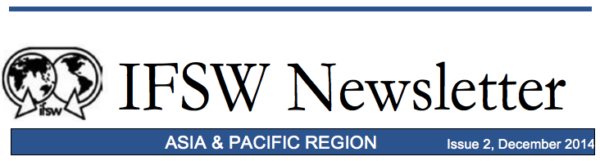 IFSW Asia-Pacific Regional Newsletter – International Federation of ...