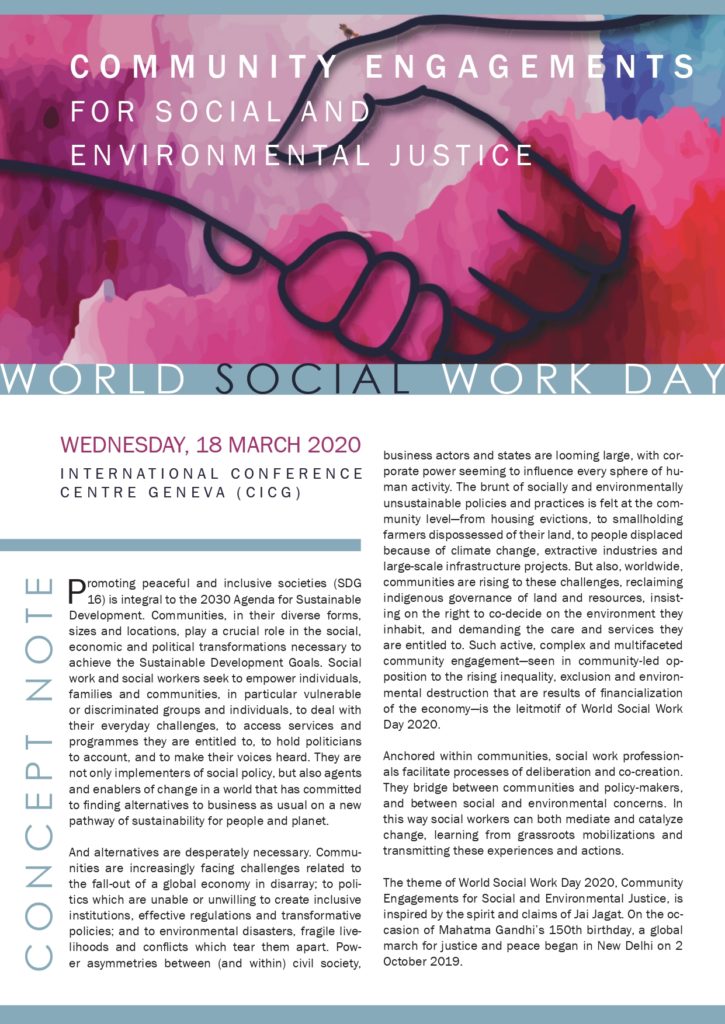 World Social Work Day 2020 – International Federation of Social Workers