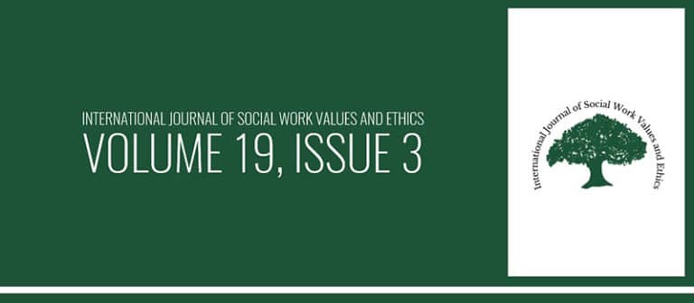 International Journal of Social Work Ethics and Values Volume 19, Issue ...