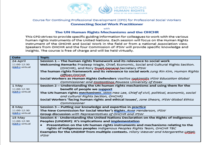 Information Hub – International Federation of Social Workers